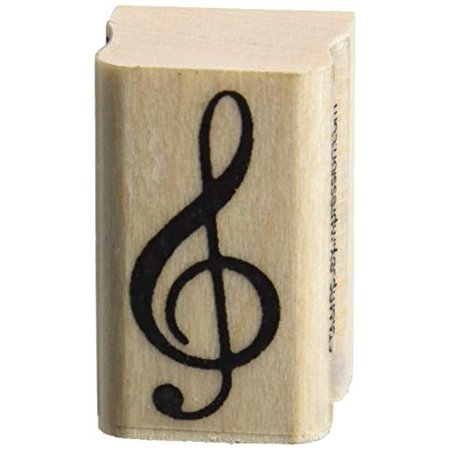 Stamps by Impression Treble Clef Rubber Stamp | Walmart Canada