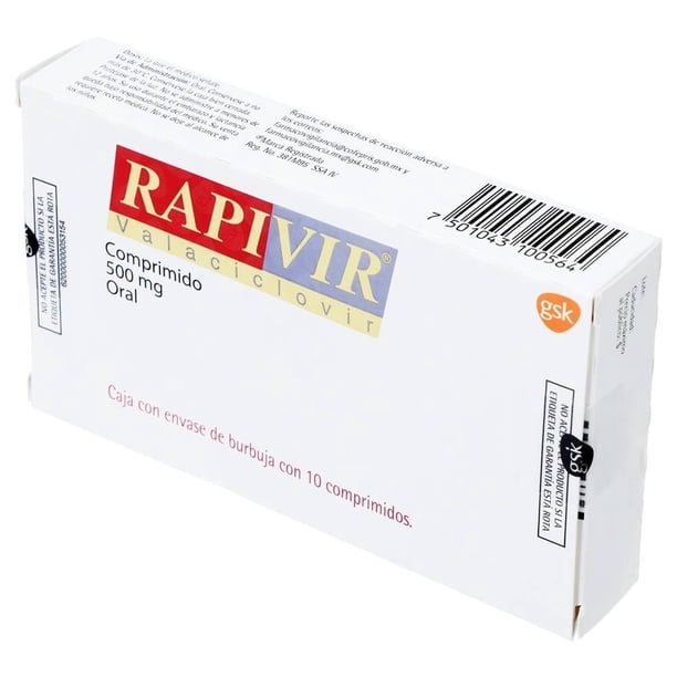 Rapivir 10 Comprimidos con 500 mg | Walmart en línea