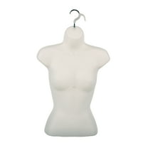SSWBasics Bust Mannequin Female - Molded Plastic Mannequin Torso Female ...