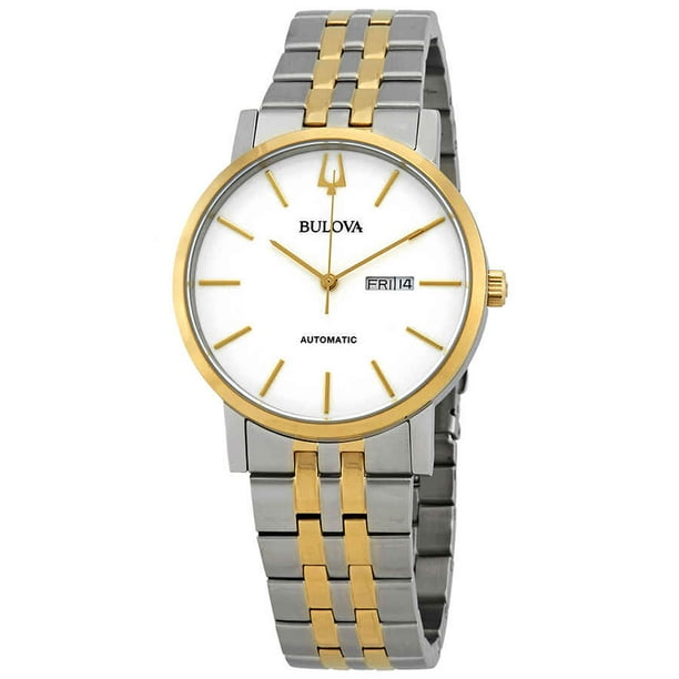 Bulova - Bulova Men's Classic Two Tone Stainless Steel Automatic Watch ...