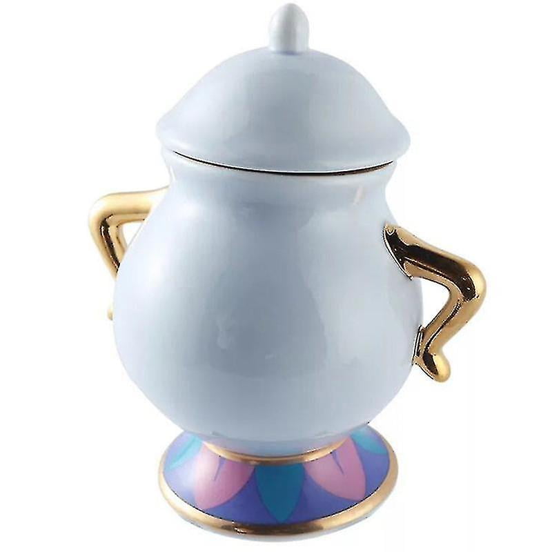 Nueva taza de tetera de La Bella y La Bestia de dibujos animados, juego ...