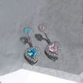 Designice 7Pcs Belly Button Ring Surgical Steel Navel Rings Shiny Belly ...