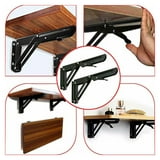 2Pcs Campervan Triangle Folding Bracket Table Shelf Motorhome Caravan ...