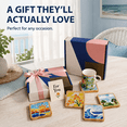 6 Sets Diy Mosaic Coaster Kit With Landscape Patterns Design Coasters ...