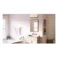 Hampton Bay Tavish 24 in. 3-Light Brushed Nickel Classic Vanity with ...