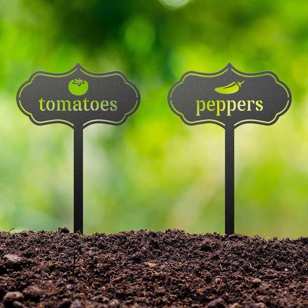 Seedand Plant Markers,Seed and Plant Markers Herb Garden Stakes Fruit ...