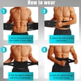 WEISIPU Double Pull Lumbar Lower Back Support Belt Brace Neoprene for ...