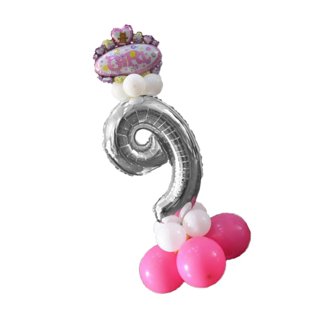 32 Pulgadas De Grandes Número Establecido Balloon Baby Shower ...