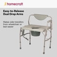 Homecraft Bariatric Commode, 1000 lb Capacity, 1 Pack - Walmart.com