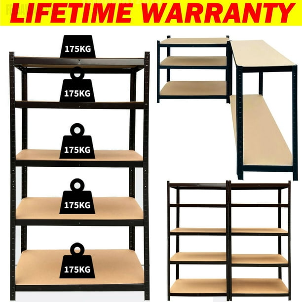 Bowoshen 5 Level 29"Wx12"Dx66"H Adjustable Storage Shelving Unit,Heavy ...