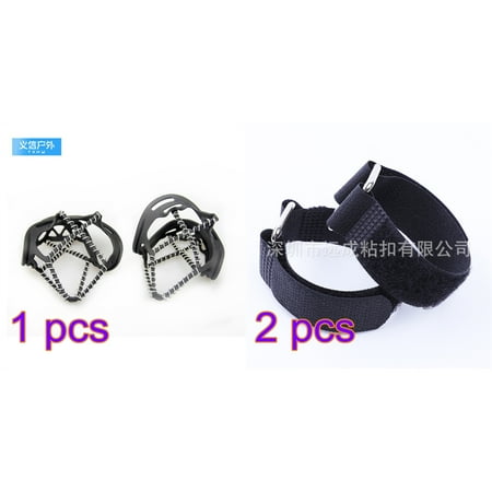 Ice Snow Grippers for Boots and Shoe, 1 Pair Universal Anti-Slip Snow ...