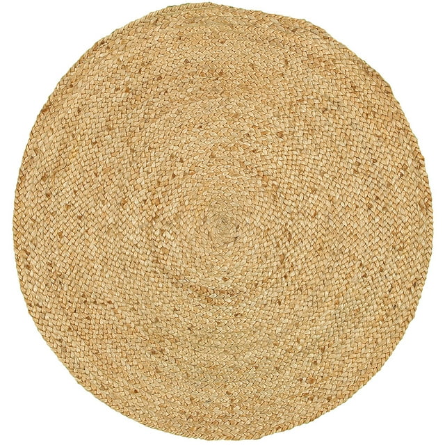 LR Home Natural Jute Natural Round Indoor Area Rug (3' x 3') - Walmart.com