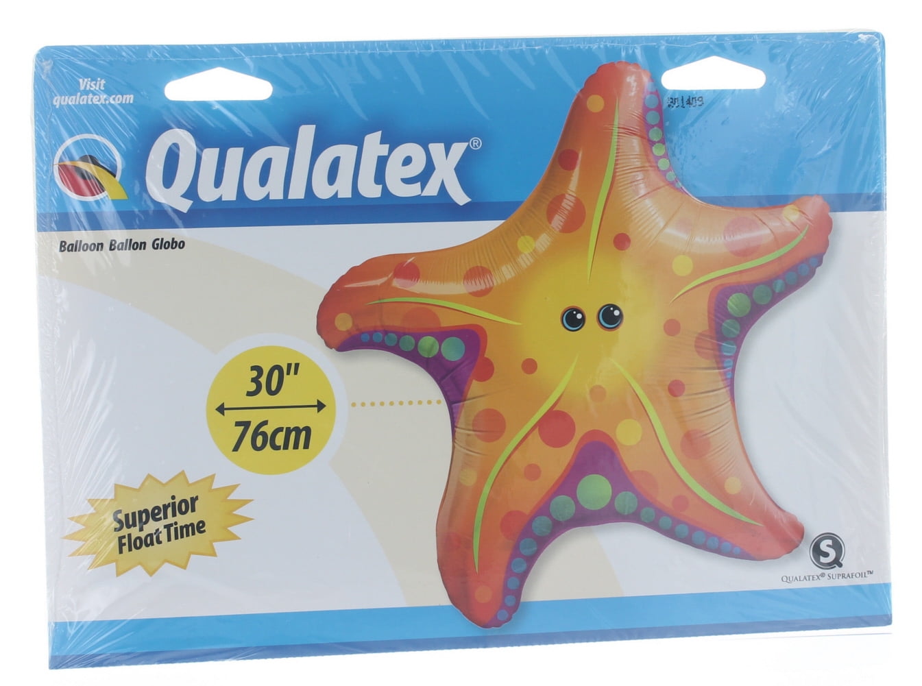 XL 30" Starfish Super Shape Mylar Foil Balloon Luau Beach Party ...