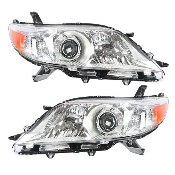 Headlamps Assembly Replacement for 2011-2018 Toyota Sienna Projector ...