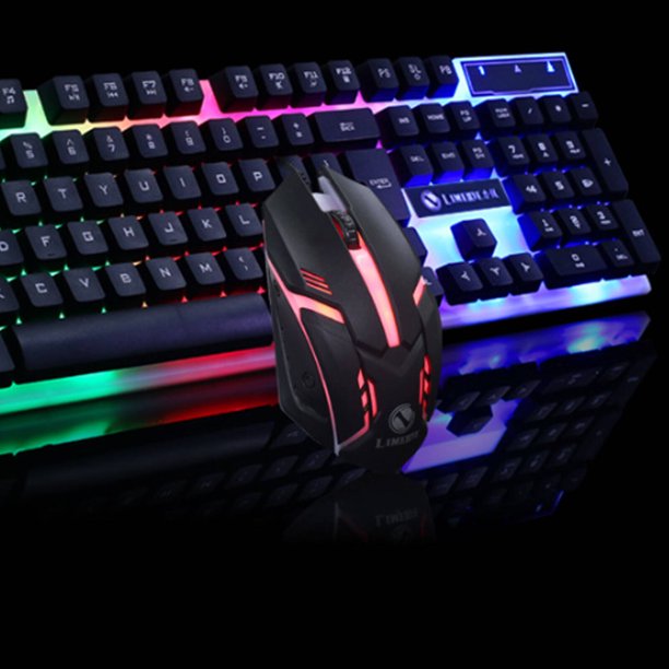 GJX Gaming Mouse and Keyboard,Lightweight and Travel-Friendly Mouse and ...