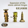 Cabinet Hinge Repair Stripped Screw Hole Fix 6x14mm Short Expansion ...