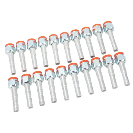 AC Hose Barb Fitting, Universal Rugged Structure 20PCS Refrigerant Hose ...