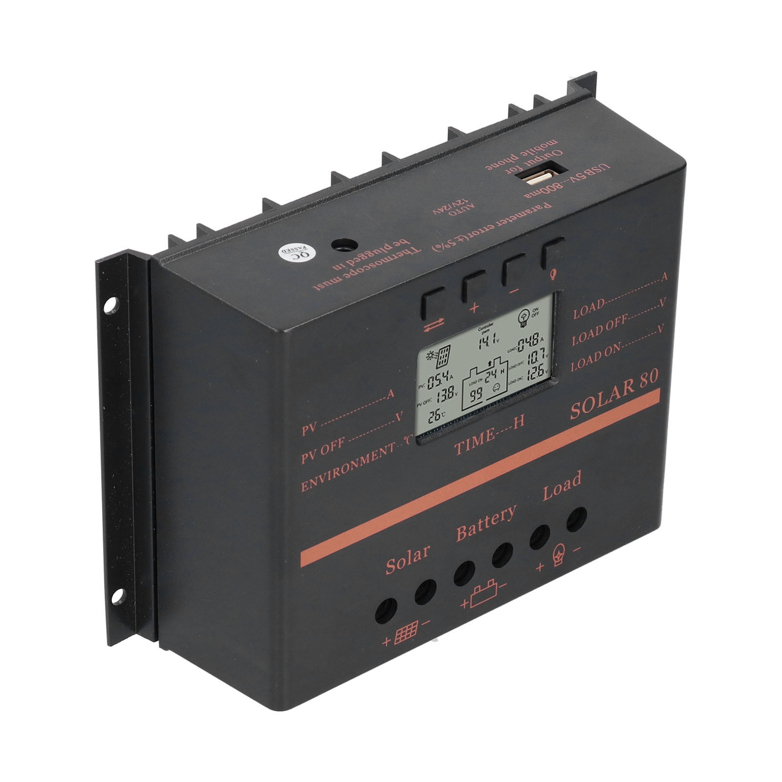 Controlador solar fotovoltaico, Controlador de carga solar Controlador ...