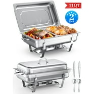 Winware Madison 8qt Buffet Food Serving Chafer Set, Roll-Top, Full-Size ...