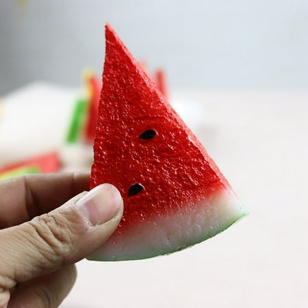 Artificial Fruit Watermelon Slice Creative Decorative Fake Fruit ...