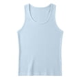 Big & Tall Men's Muscle Tank Top Ribbed Knit Sleeveless Workout Shirt ...