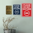 Portrait Round Please Do Not Disturb Sign (White/Red) - Large - Walmart.com