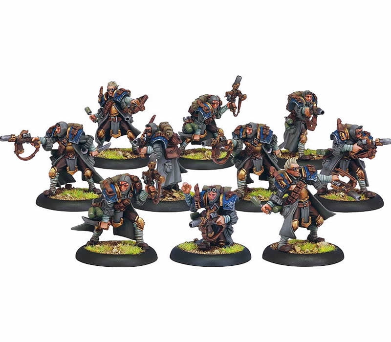 Arcane Tempest Gun Mage Officer Unit Attachment Cygnar Warmachine ...