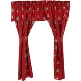 Alabama Crimson Tide 100% Cotton, 84" x 15" Curtain Valance, 1 Panel ...