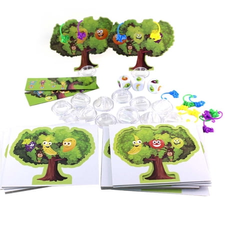 Monkey Tree Climbing Game Fruit Tree Kids Early Educational Toy ...