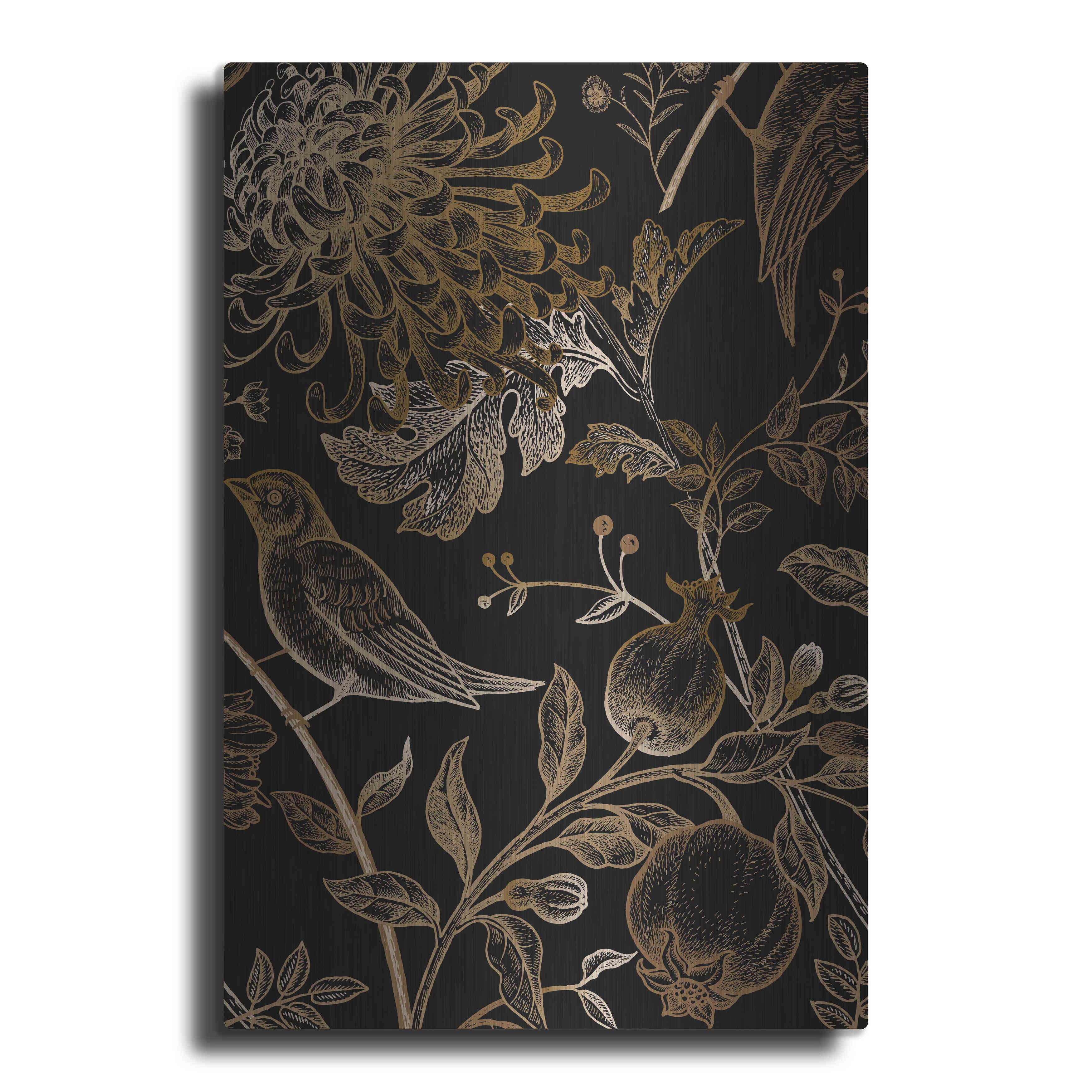 Luxe Metal Art 'Nordic Victorian I' by Incado, Metal Wall Art, 16"x24 ...