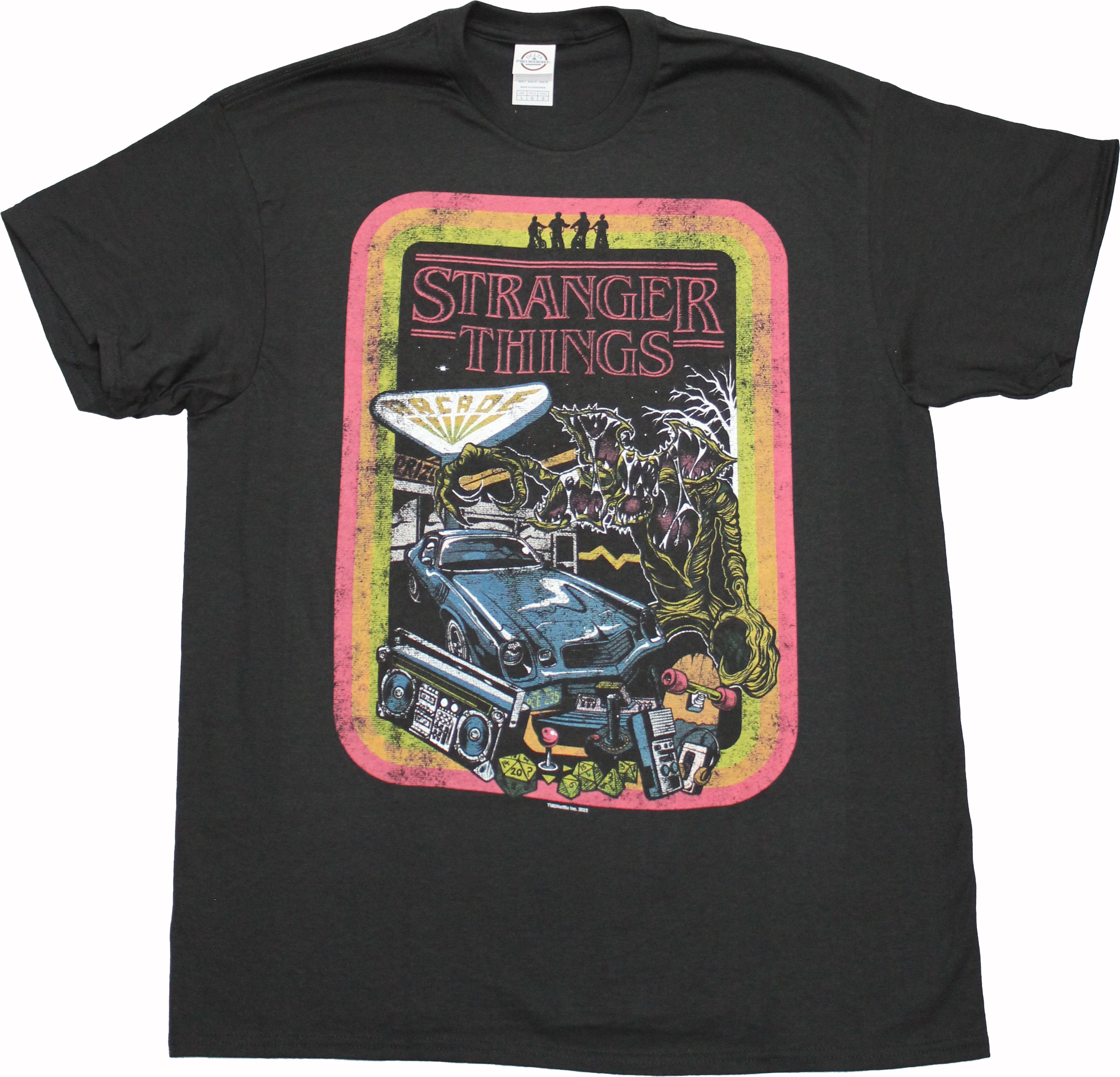 Stranger Things Mens T-Shirt - Demogorgon Show Image Collage (X-Large ...