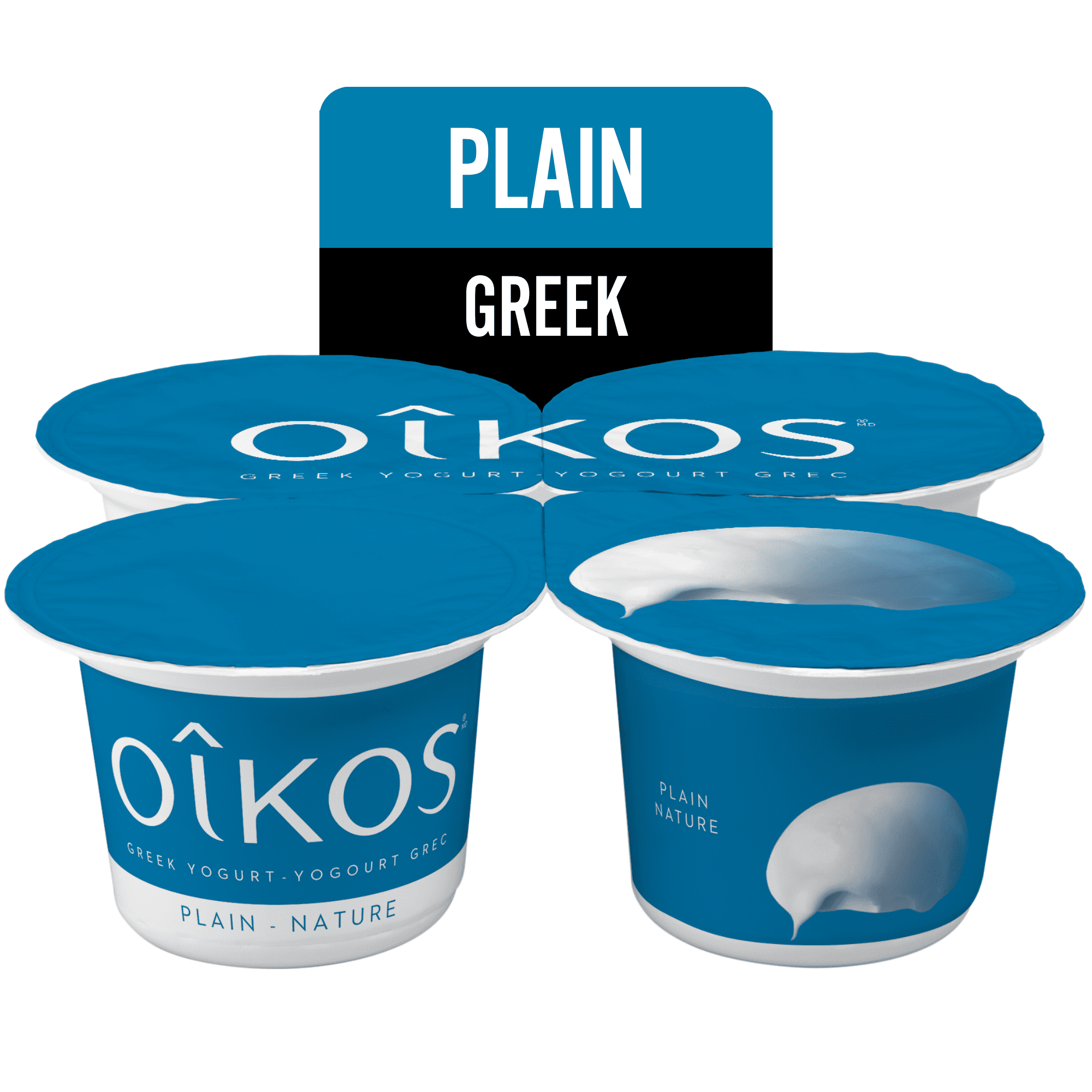 Click here for Oikos Greek Yogurt  Plain  2 M. F. 100g prices