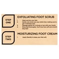Equate Exfoliating Foot Scrub and Cream Combo Kit, Revitalize and ...