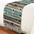 Bed Runner Farm Animal Bedding Scarves Soft Decorative Bed Flag Barn ...