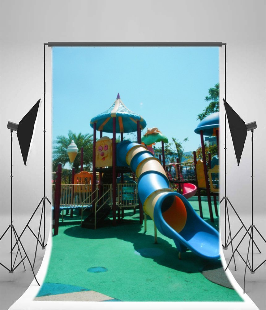 XDDJA Polyester Fabric Photography Children's Playground Backdrop 5x7ft ...