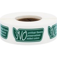 Dissolvable Shelf Life Food Prep Rotation Labels, 1 x 2 Inches in Size ...