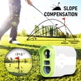 Revasri Laser Golf Rangefinder with Magnet, Slope Compensation, Flag ...