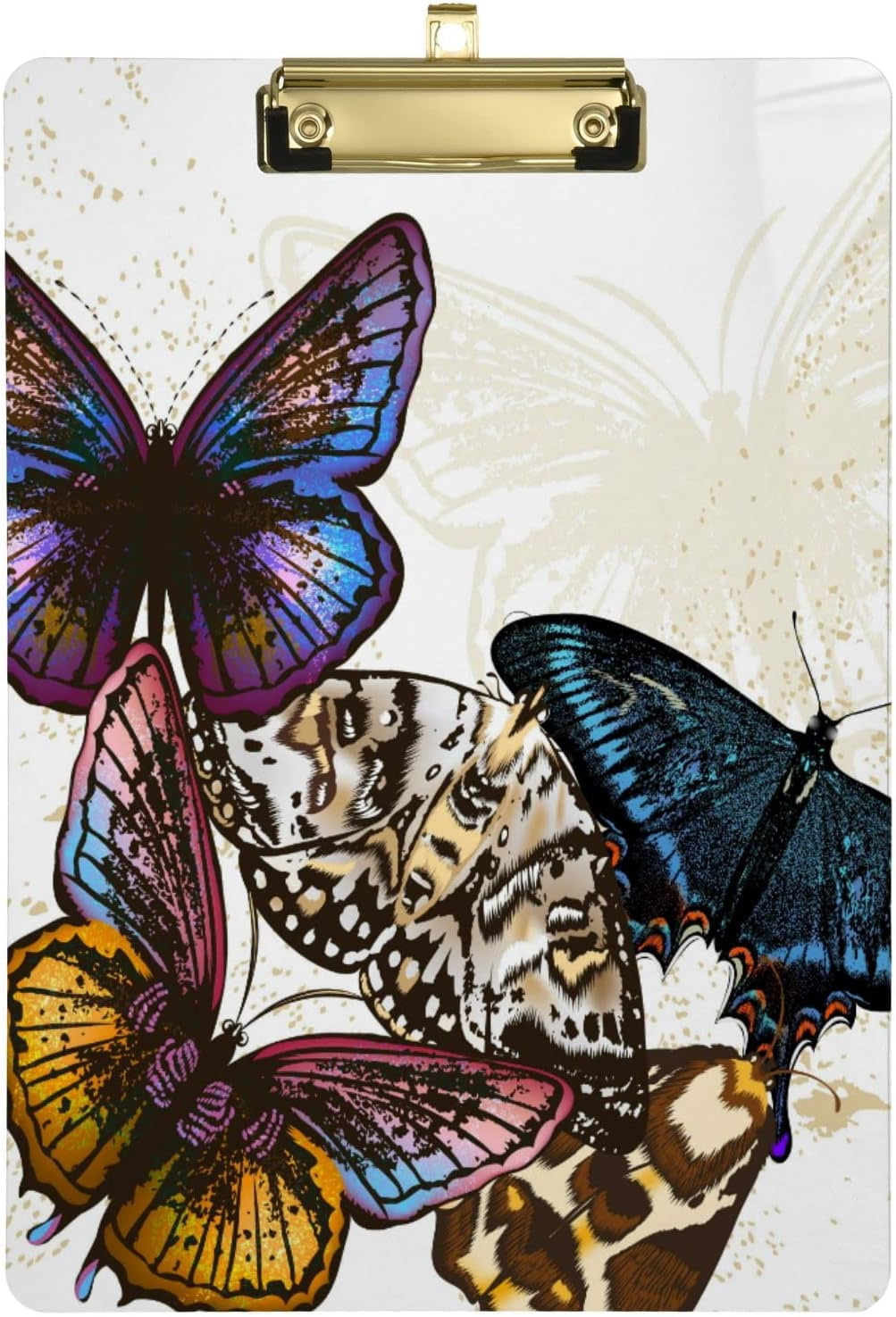 FMSHPON Butterflies Clipboard Hardboard Wood Nursing Clip Board and ...