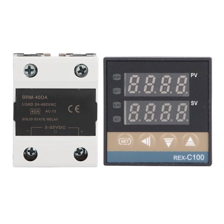 PID Temperature Controller Kit, Digital PID REX C100 Temperature ...