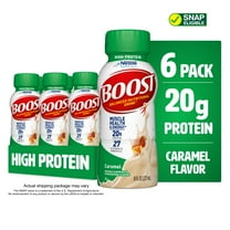 BOOST High Protein Nutritional Drink, Caramel, 20 g Protein, 6 - 8 fl ...