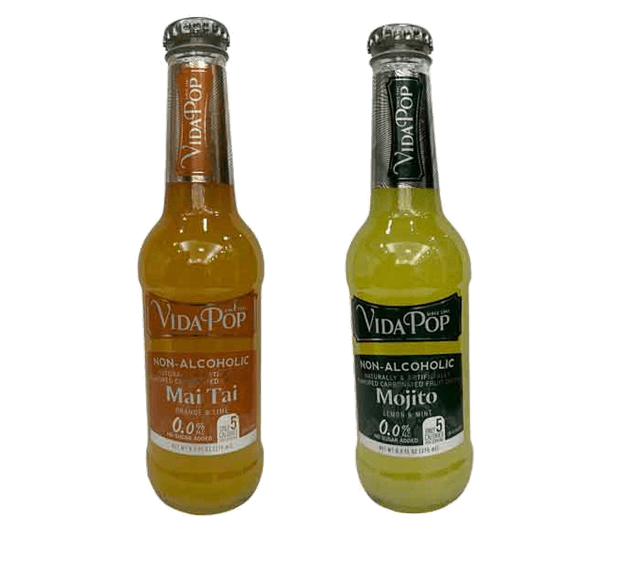 Vida Pop Non-AlcoholicMai Tai & Mojito Carbonated Drink, Variety 24 ...