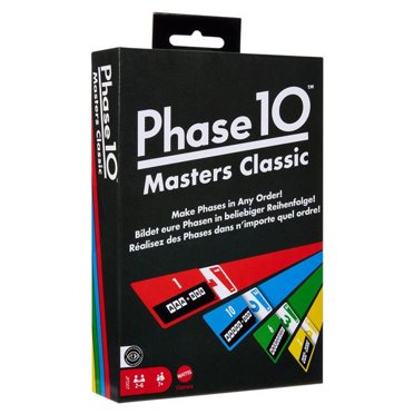 Mattel Phase 10 Card Game - 2 to 6 Players - 1 Each | Bundle of 10 Each ...
