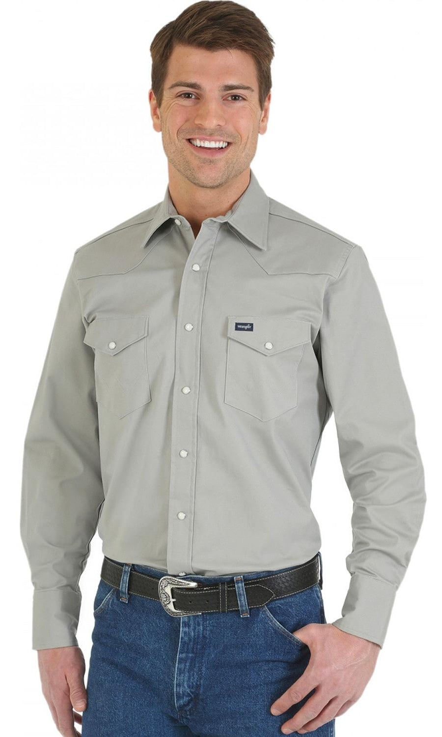Wrangler Mens Advanced Comfort Work Shirt Macw04e