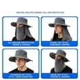 360° Full Neck Flap Outdoor Sun Hat, UPF50+ Wide Brim Fishing Bucket ...