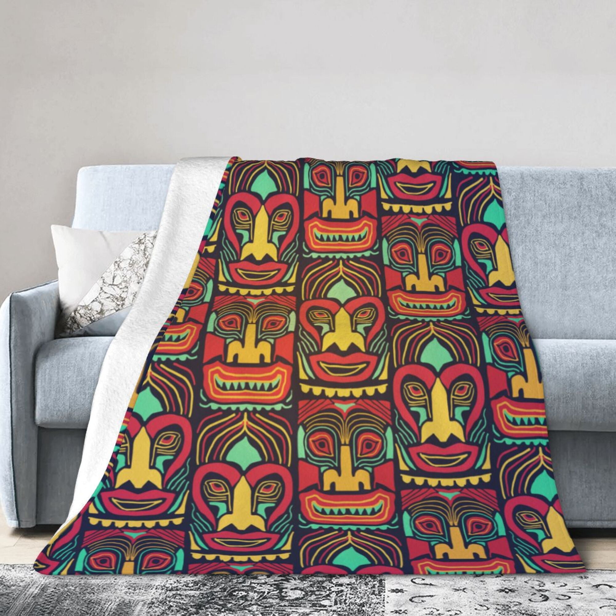 DouZhe Ultra-Soft Micro Fleece Lightweight Flannel Bed Blanket, Colored ...