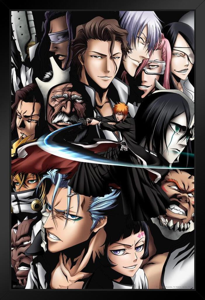 Bleach Poster Anime Merch Manga Group Collage Merchandise Series Comic ...