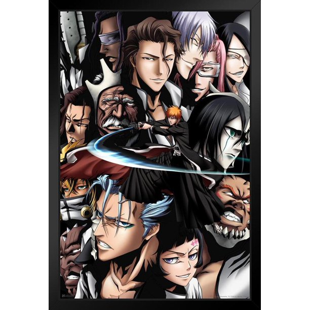 Bleach Poster Anime Merch Manga Group Collage Merchandise Series Comic ...