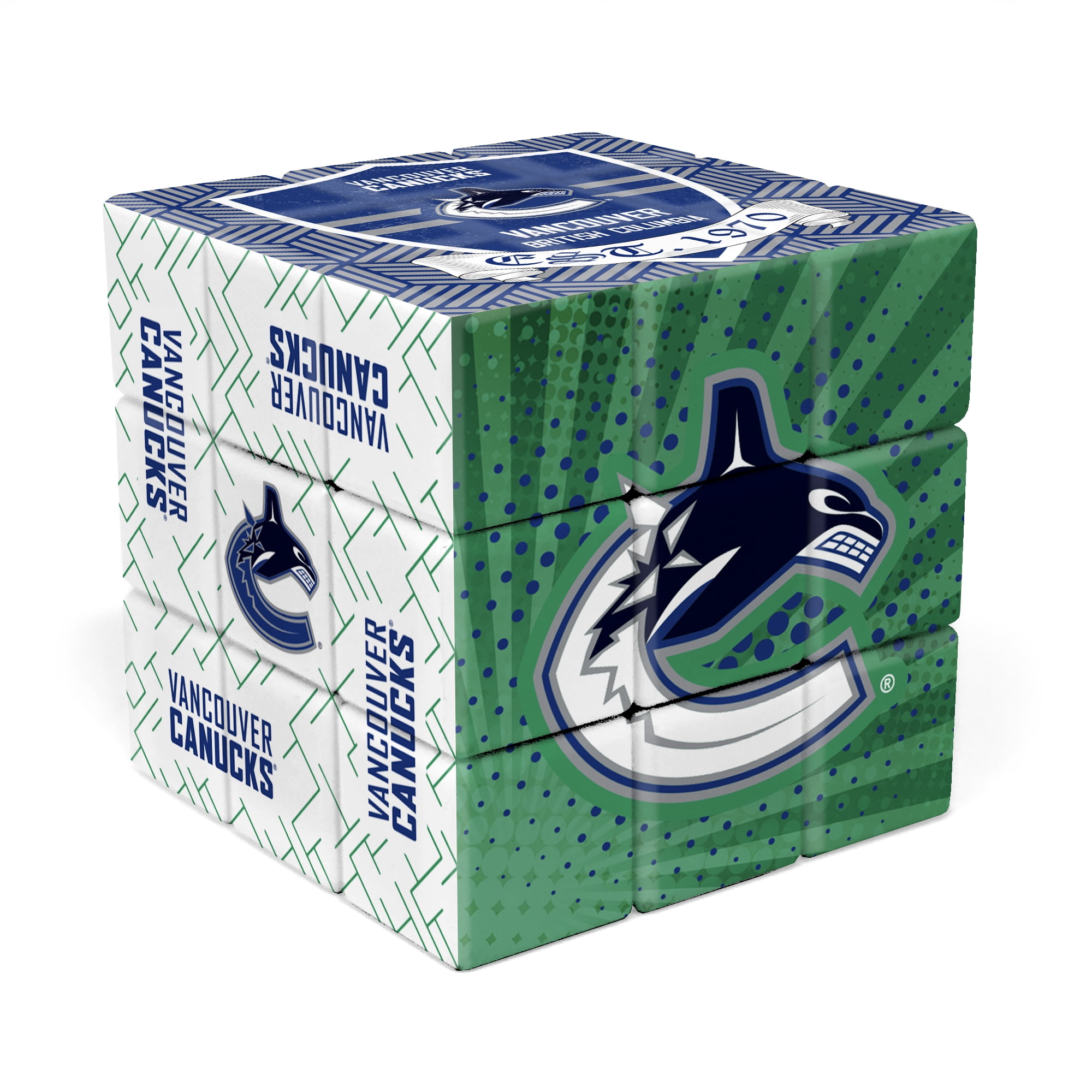 Click here for Party Animal Nhl Speed Cube Vancouver Canucks prices