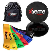 Xtreme Bands Fabric Resistance Bands Set, 3 Pack (Light, Medium, Heavy ...