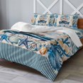 4 Piece Duvet Cover Set Full, Retro Set Sail Sailing Ships Soft ...
